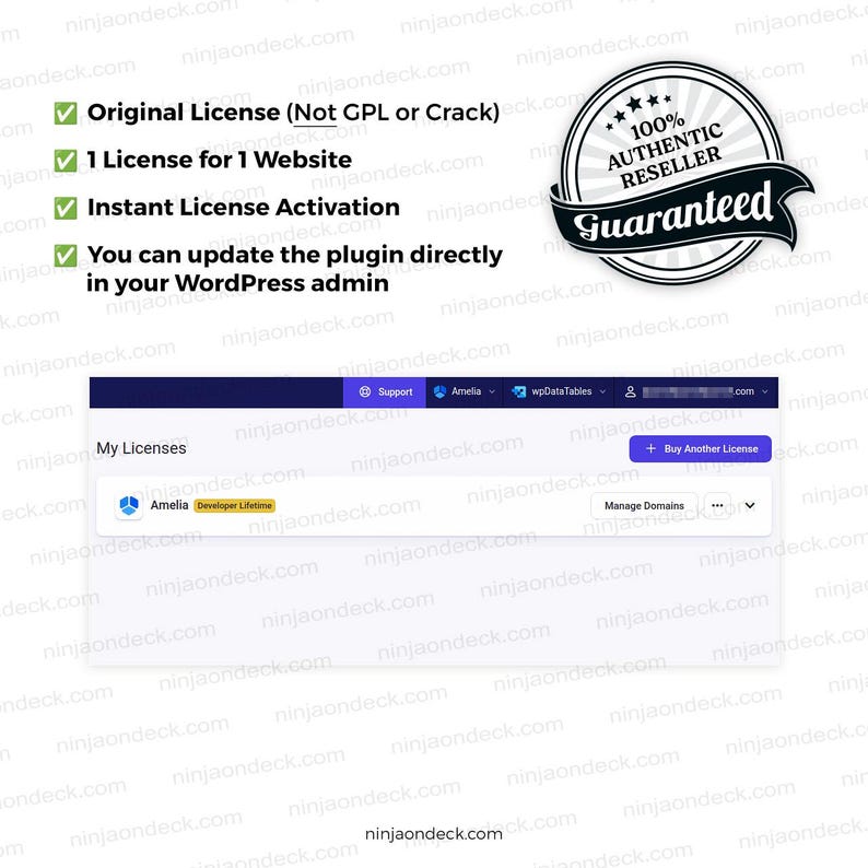 Amelia Elite ‒ Lifetime/1-year ‒ Wordpress Booking Plugin - Etsy