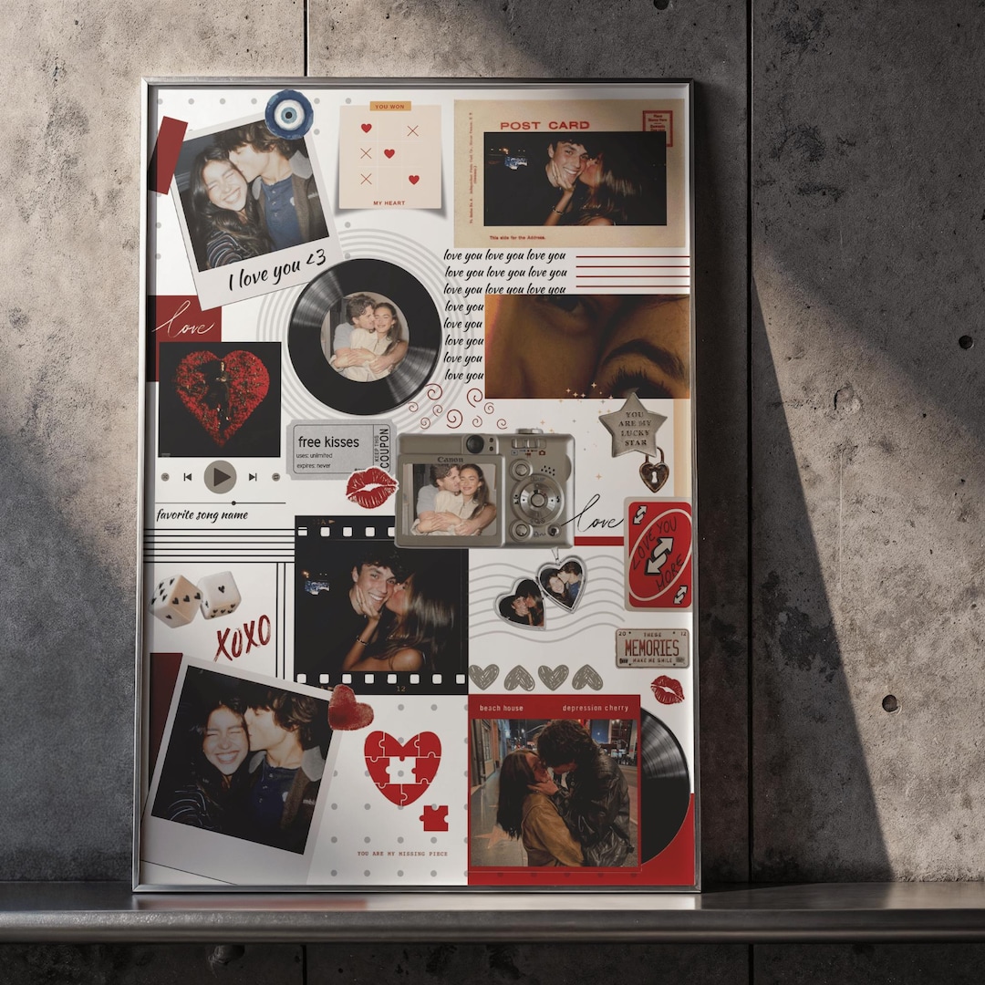 Editable Couple Matchbook Canva Template : Matchbox (A4 Digital ...