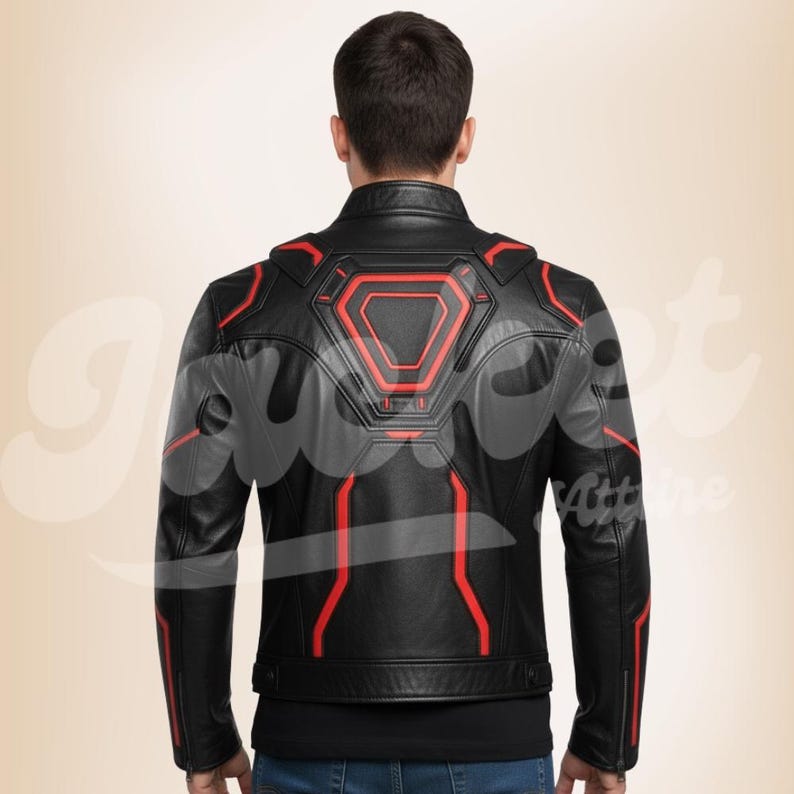 Tron Ares Jacket | Tron Ares Black Cosplay Leather Costume | Halloween ...