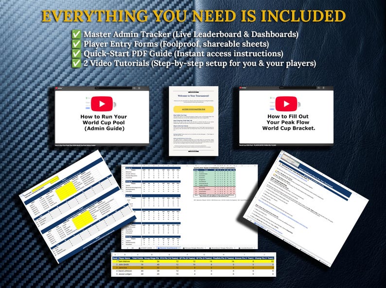 2026 World Cup Bracket Manager | Soccer Tournament Tracker for Google ...