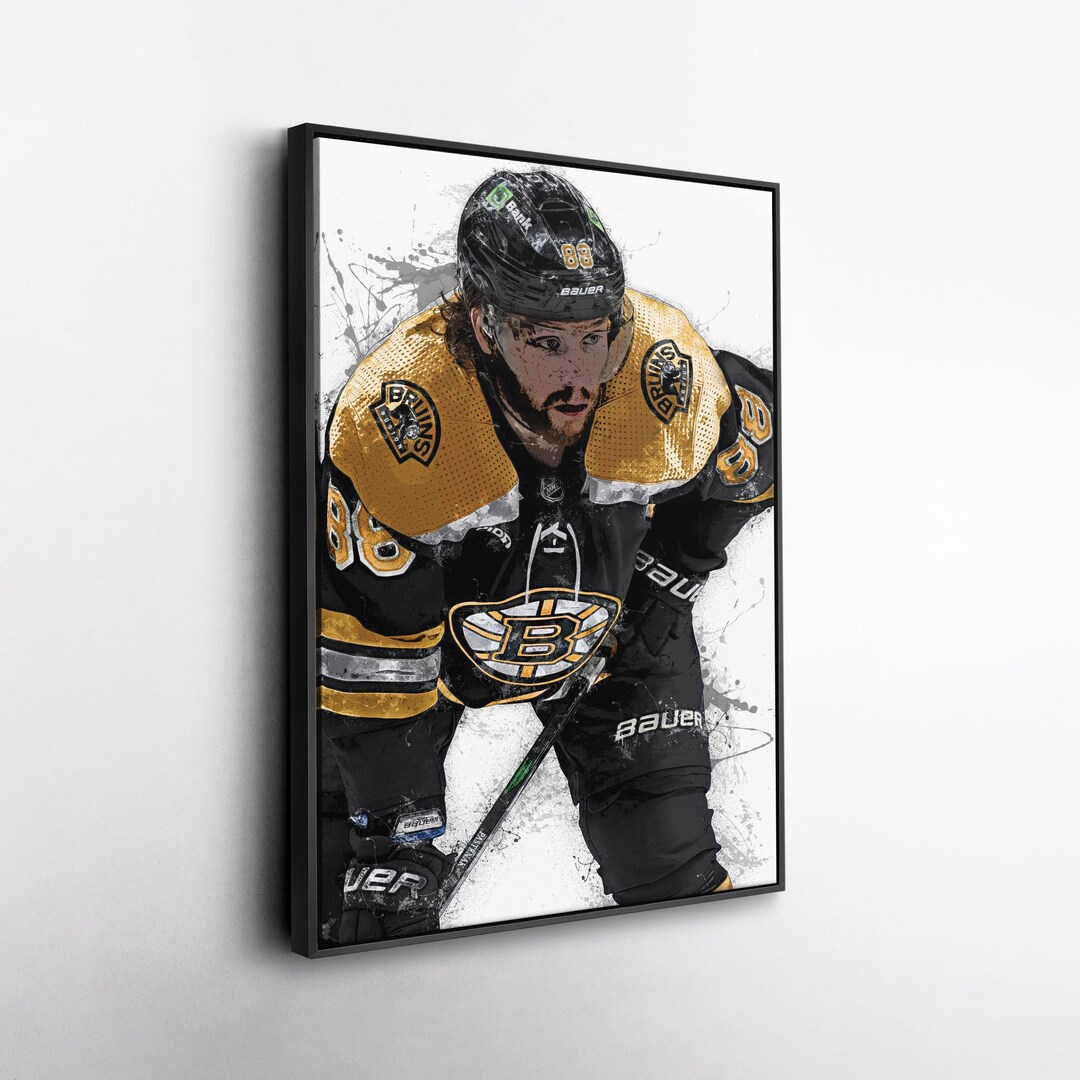 David Pastrnak Boston Bruins Canvas Print NHL Hockey Wall Art Framed ...