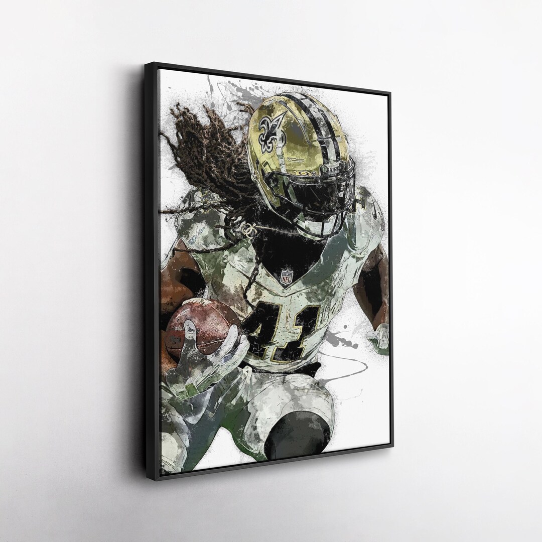 Alvin Kamara New Orleans Saints Canvas Print NFL Football Wall Art ...