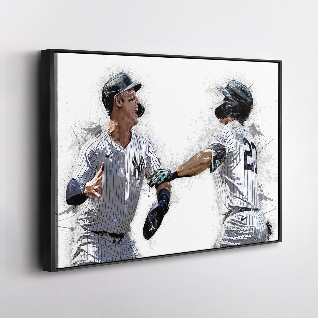 Giancarlo Stanton & Aaron Judge New York Yankees Canvas Print MLB Wall ...