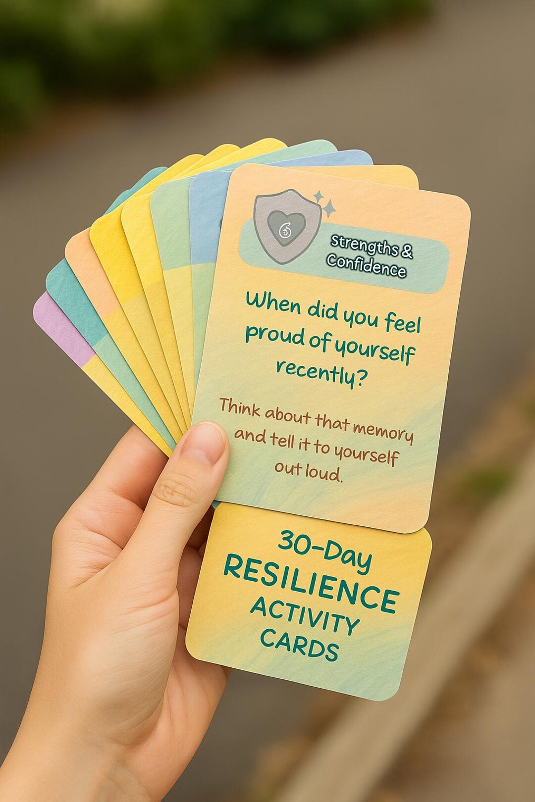 Printable 30-day Resilience Cards for Kids (SEL) – Daily Coping Skills ...