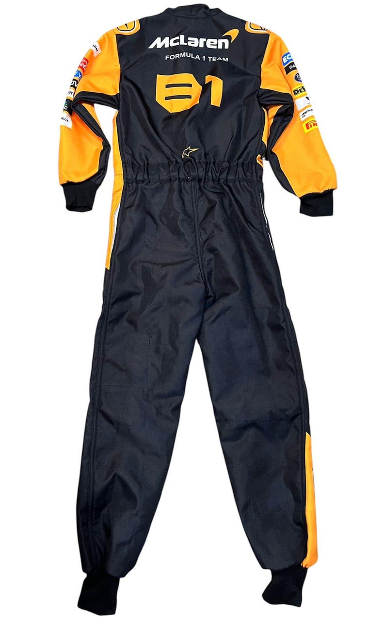 Racing Driver- Go Kart Racing Inspired Suit: Orange & Black Motorsport ...