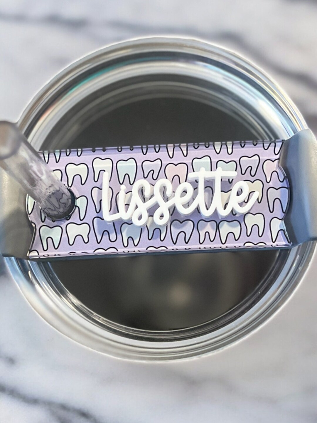 Personalized Tooth Tumbler Name Plate, Dental Assistant Gift,dental ...