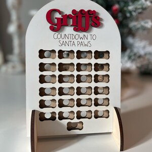 Personalized Dog Advent Calendar, Christmas Countdown, Custom Gift for ...