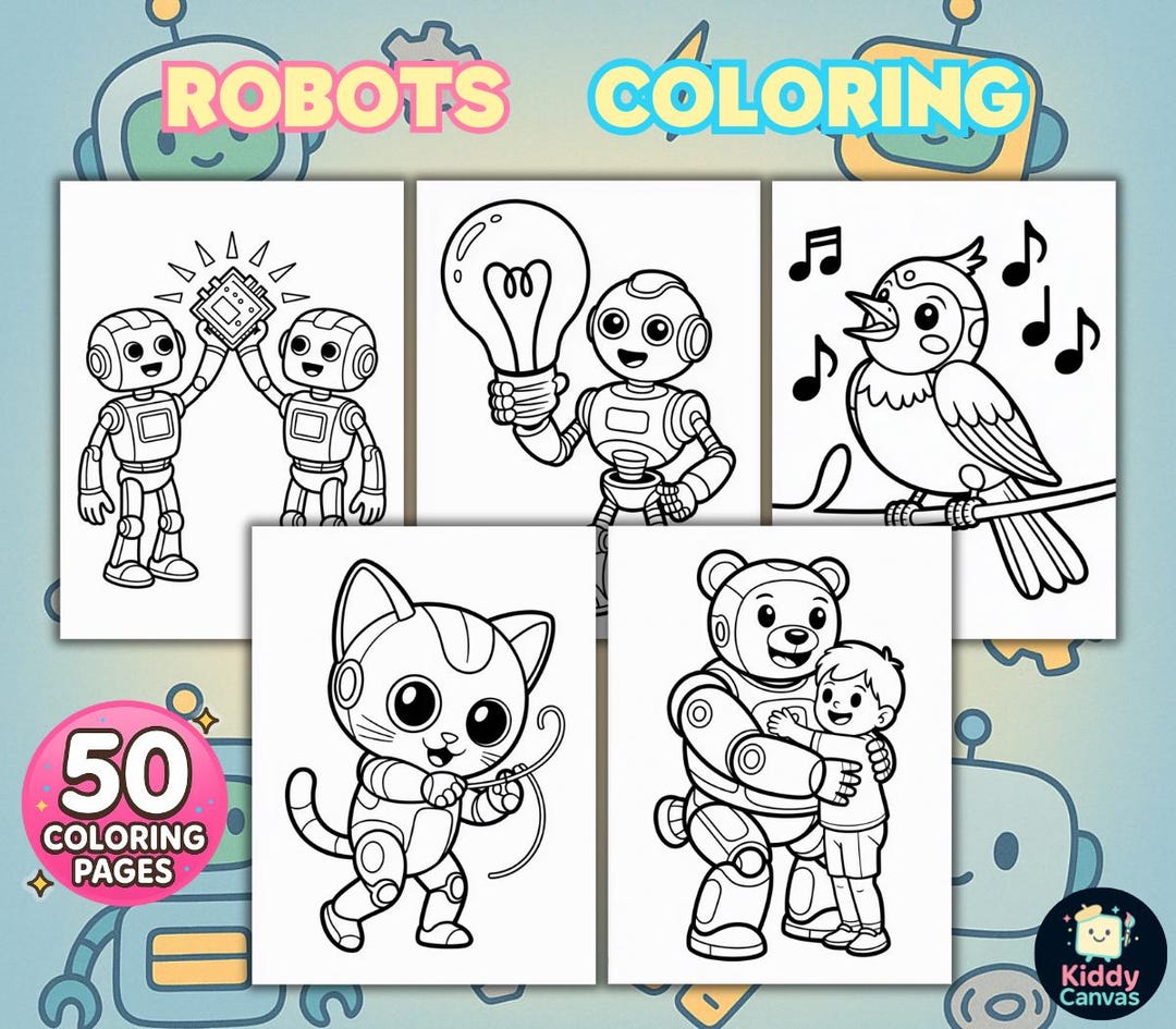 Robots Coloring Pages, Robots Coloring Book, Robots Coloring Sheets ...
