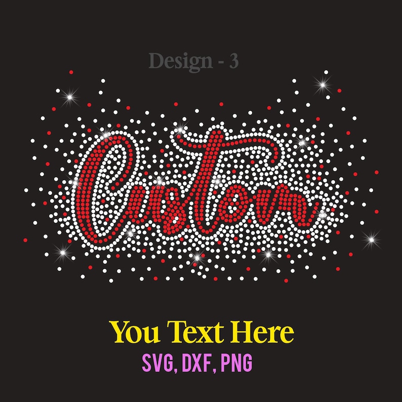 Custom Rhinestone Template | Custom Spangle Rhinestone Design Svg ...