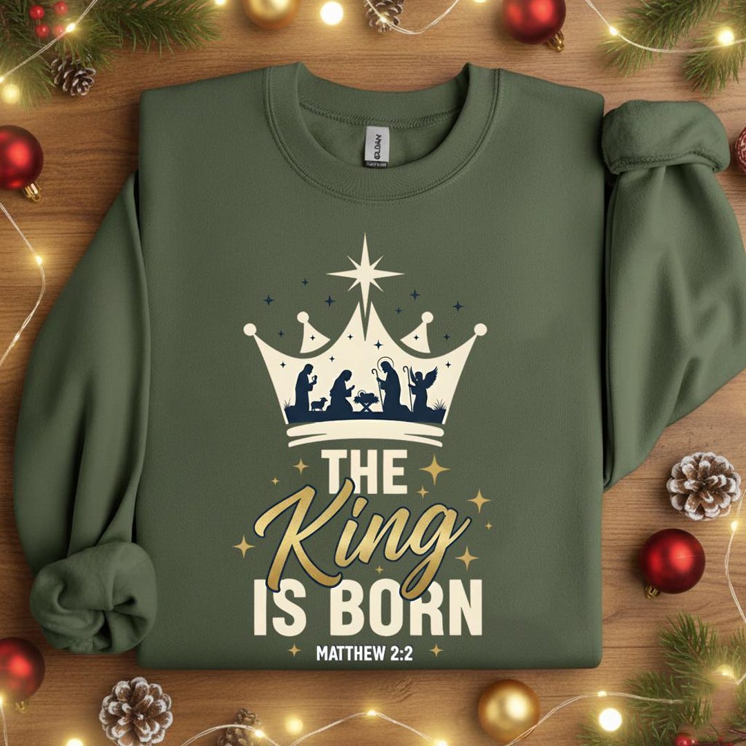 Nativity Crown SVG: Christian Christmas Cut File (SVG & PNG) - Etsy