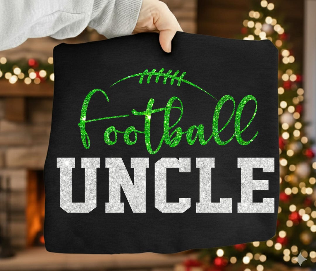 Football Uncle Shirt | Custom Team Colors, Game Day Gift (digital File ...