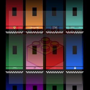 F1 Mini Legos Display Background - Etsy