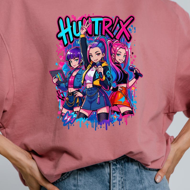 Kpop Huntrix PNG| Saja Girls Anime Fan Art PNG | K Pop Demon Hunters ...