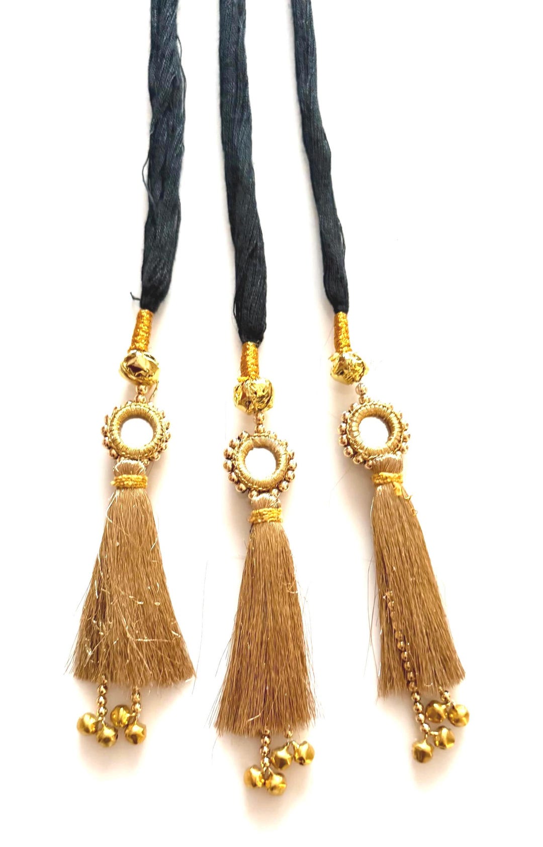 Kids Punjabi Paranda Hair Accessory | Braided Tassel Parandi for ...