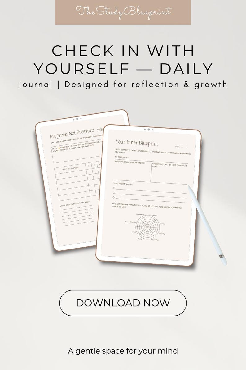 Mental Health Digital Journal | Daily Reflection, Healing and Self ...