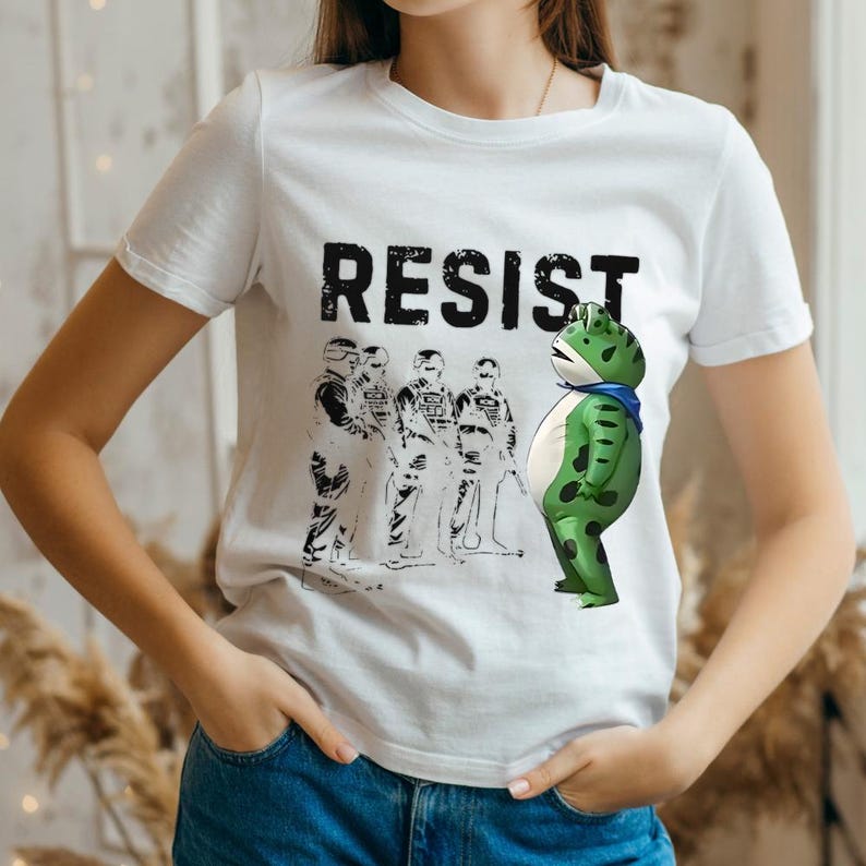 Resist Frog PNG Bundle | Political Activism Clipart (digital Download ...