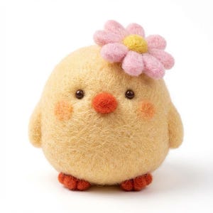 Needle Felted Chick Figurines, Handmade Wool Spring Decor, Easter ...