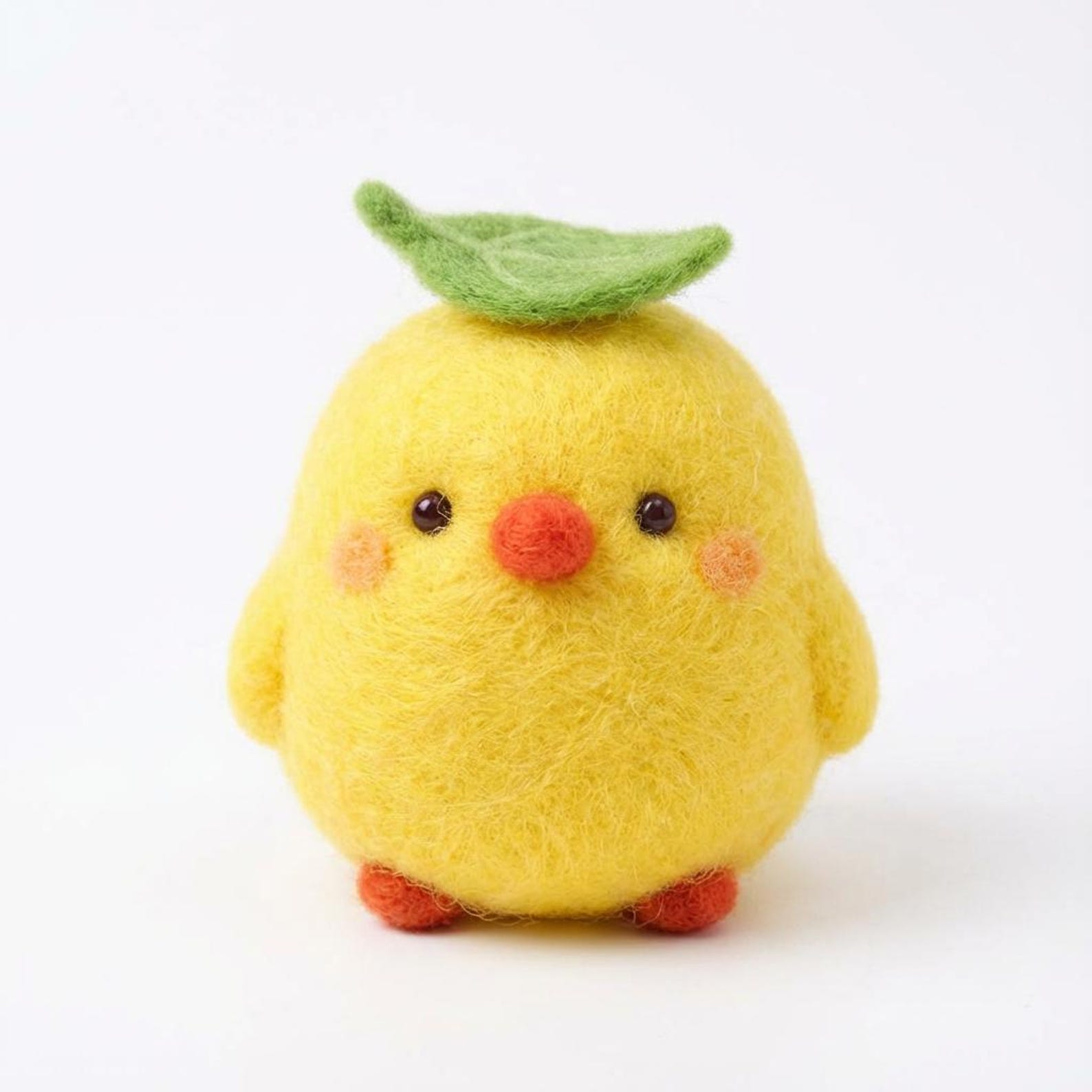 Needle Felt Chick Figurines, Wool Felt Farm Animal Miniature Decor - Etsy