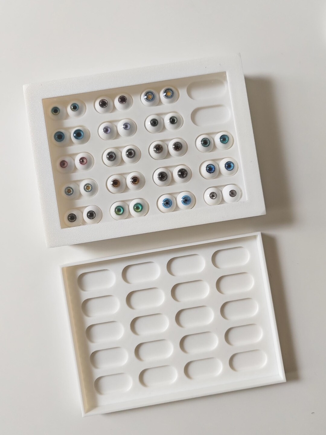 BJD Eye Storage Box – 3d Printed Stackable Tray With Lid - Holds 20 ...