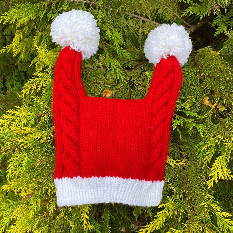 Santa Hat Pom Pom - Etsy