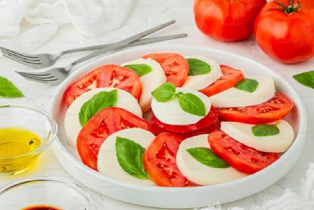 FR + EN PDF Caprese Salad | Caprese Salad Recipe (tomato Mozzarella Basil) - Etsy