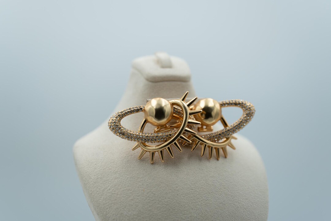 Jupiter Earrings: Schiaparelli Inspired, Vintage Style - Etsy