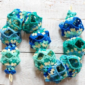 PDF Crochet Pattern - Expanding Concertina Celebration Garland - Boho 3 ...