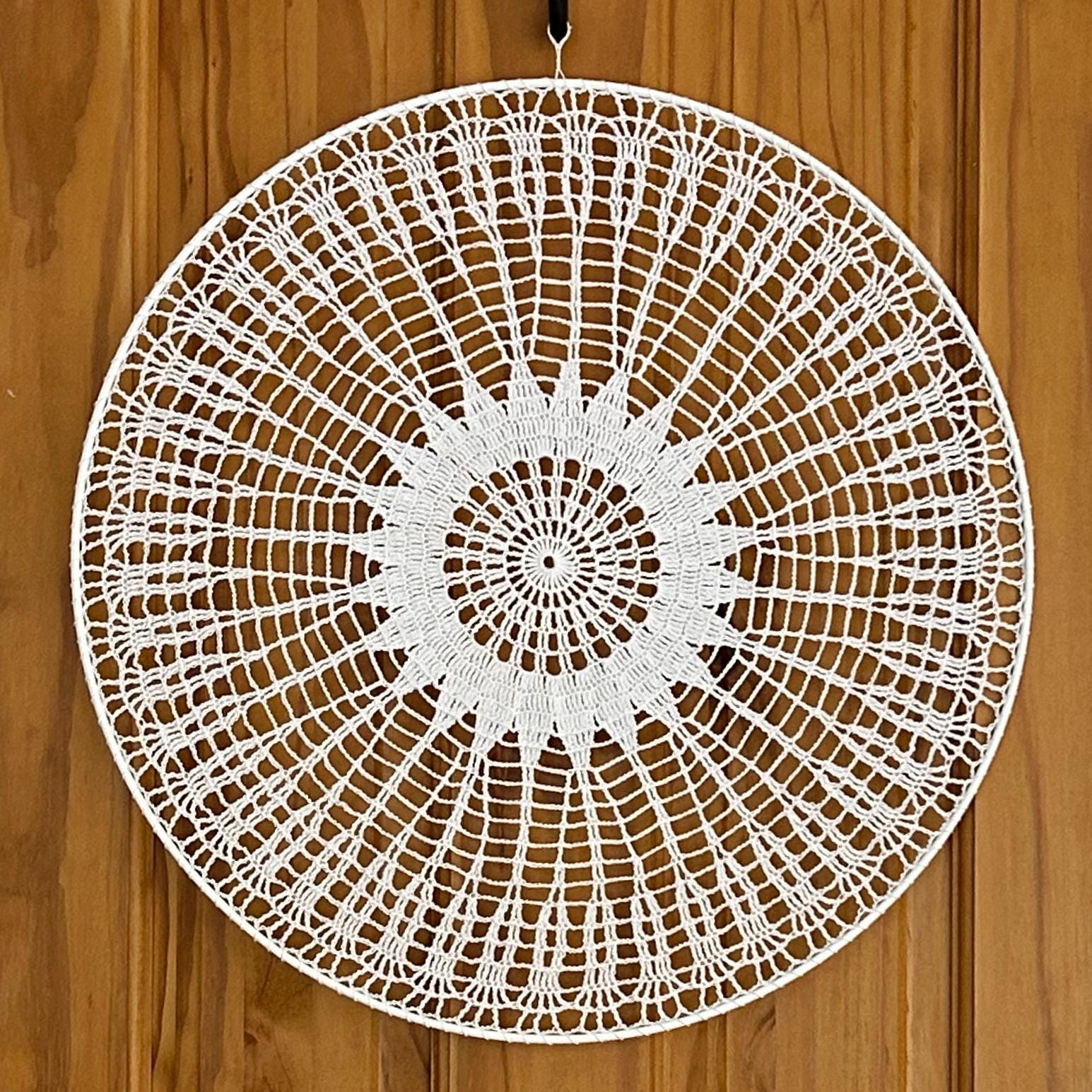 Dandelion Seed Head Mandela Crochet Pattern - Filet Crochet in the ...