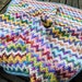 Crinkle Crankle Blanket - Stash Buster Crochet Pattern - Zig Zag Afghan ...