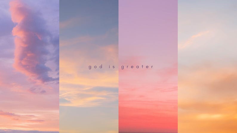 God is Greater Digital Desktop Wallpaper - Etsy