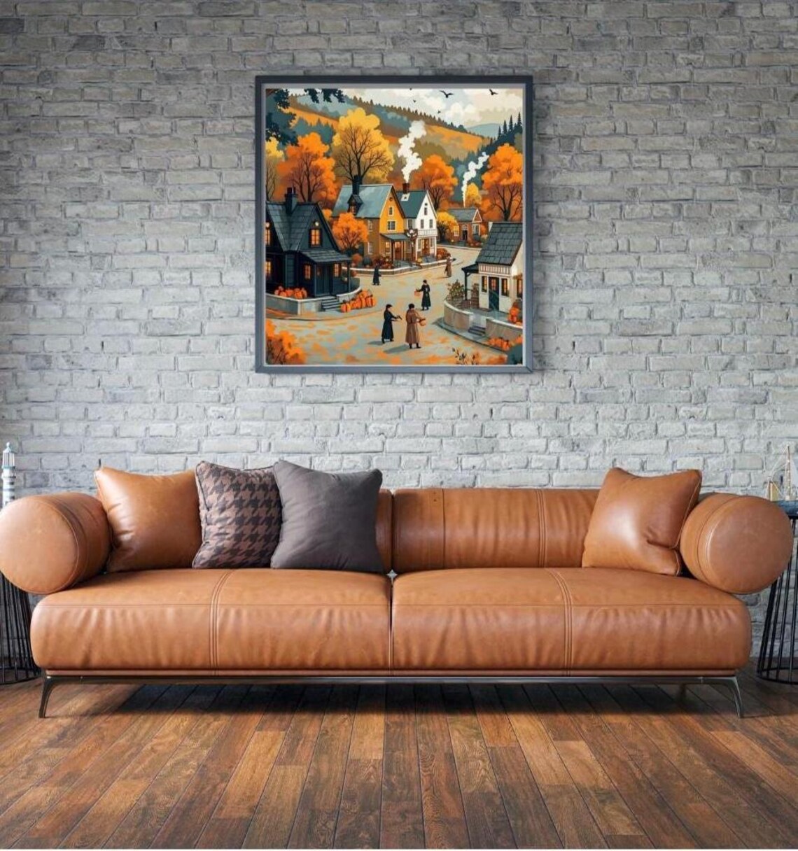 Fall Cottagecore Art Set of 4 | Vintage Autumn Farmhouse Wall Decor ...