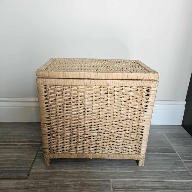 Wicker Blanket Chest - Etsy
