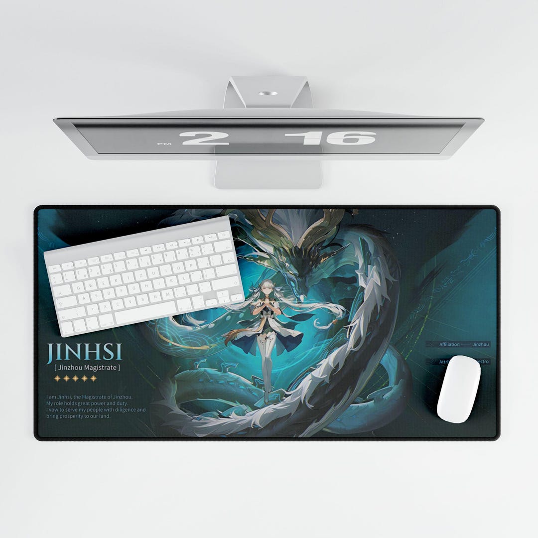 Desk Mats - Jinhsi Wuthering Waves Design, Large Desk Pad, Office ...