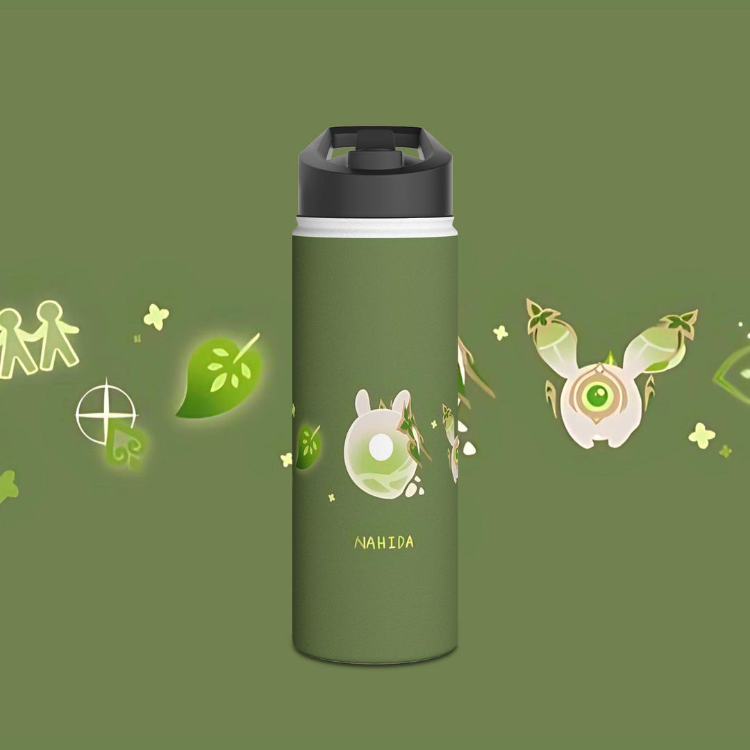 Nahida Seelie Genshin Impact Cute, Stainless Steel Water Bottle ...