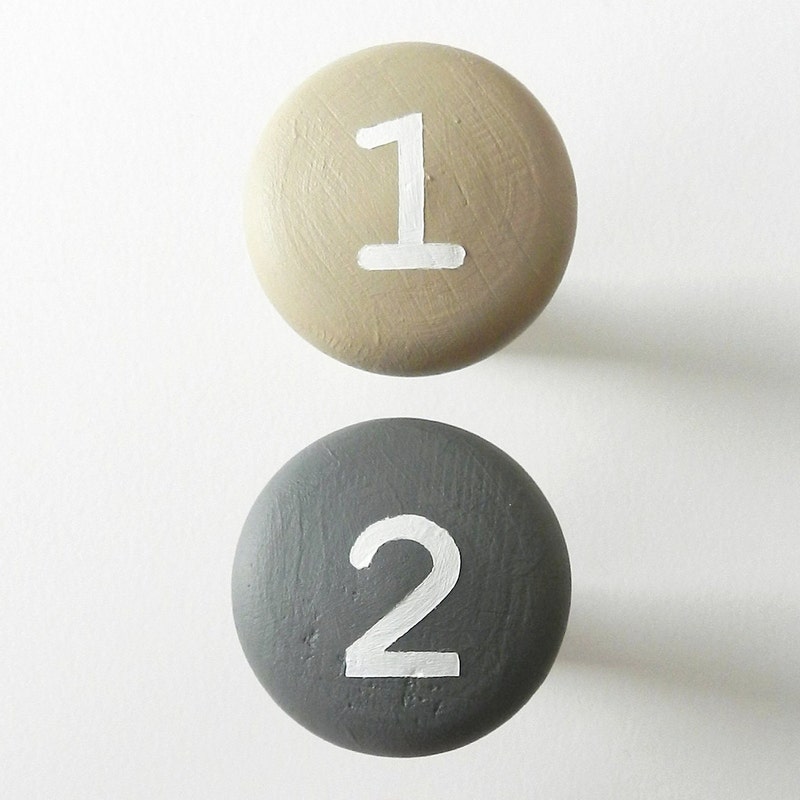 Number Knobs - Etsy