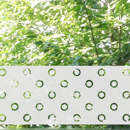 Geometric Window Privacy Film Squares Privacy Decal Front - Etsy