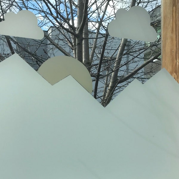 Mountain Scene Window Film - Etsy