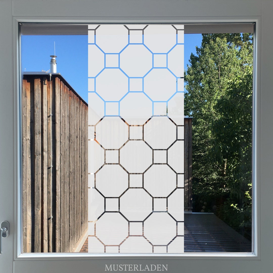 Geometric Pattern Window Film for Privacy for Side Lights and Slim ...
