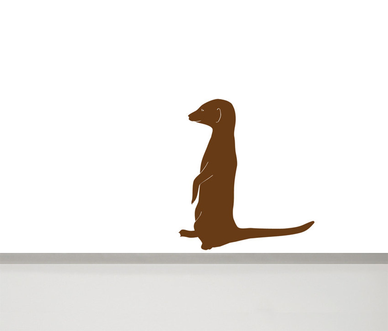 Meerkat Wall Decal - Etsy