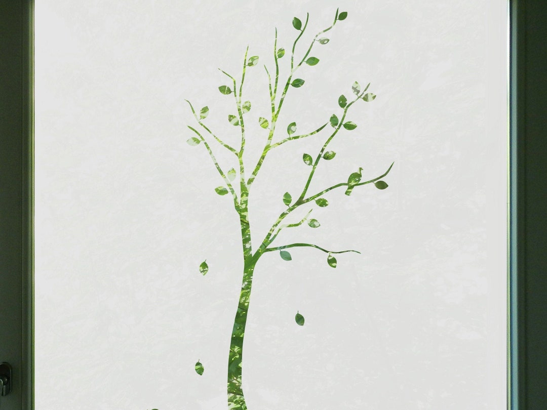 Window Film Tree, Self-adhesive Film for Privacy on Windows and Glass ...