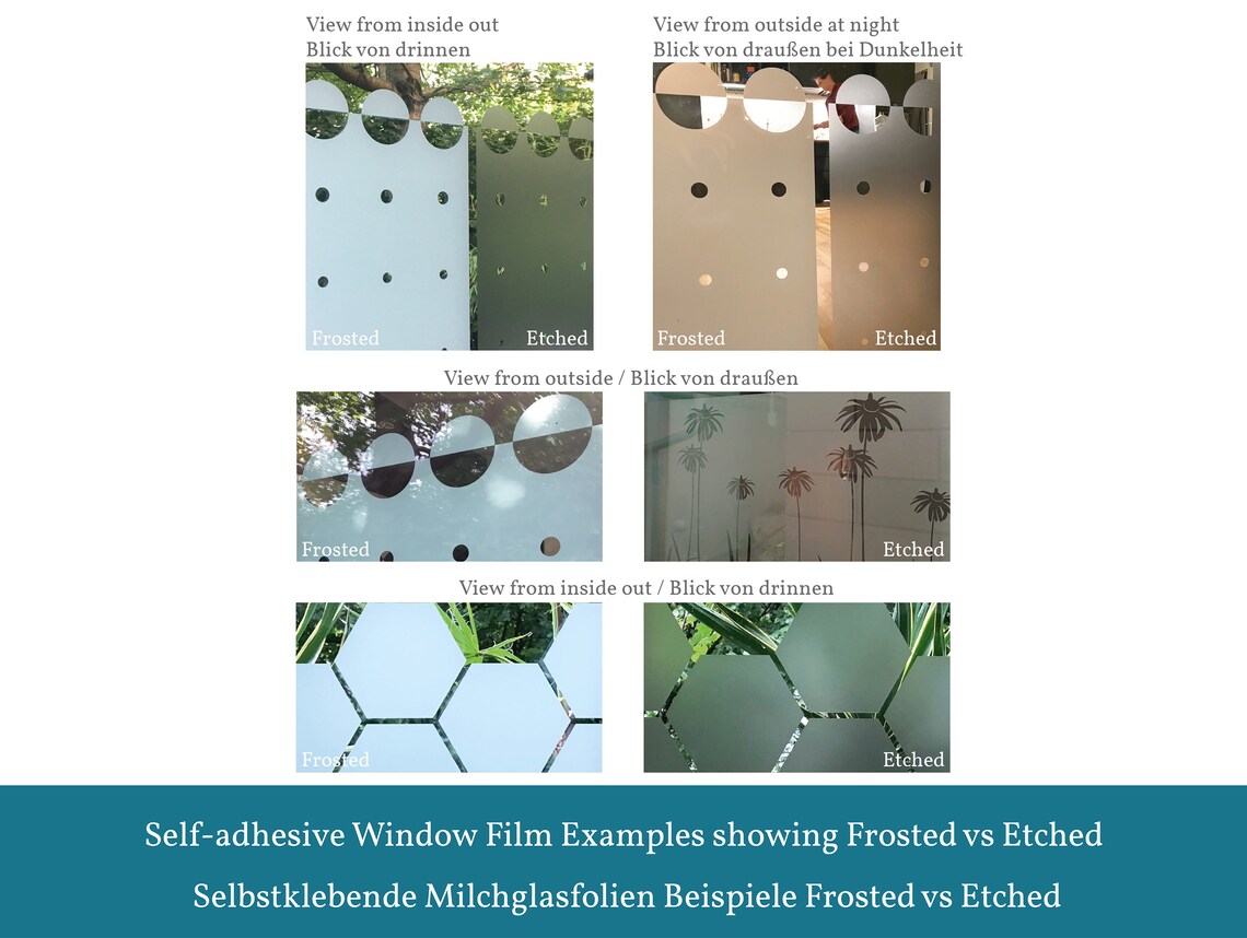 Decorative Window Film for Privacy Tree With Bird and Cat - Etsy Canada