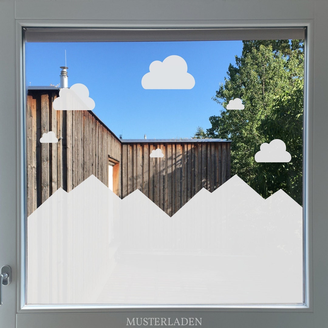 Mountain Window Film Bathroom Privacy - Etsy