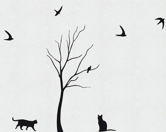 Tree Wall Decals | Etsy