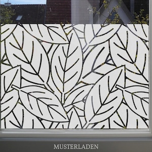 Leaves Window Film for Glass Doors and Windows, Various Heights - Etsy