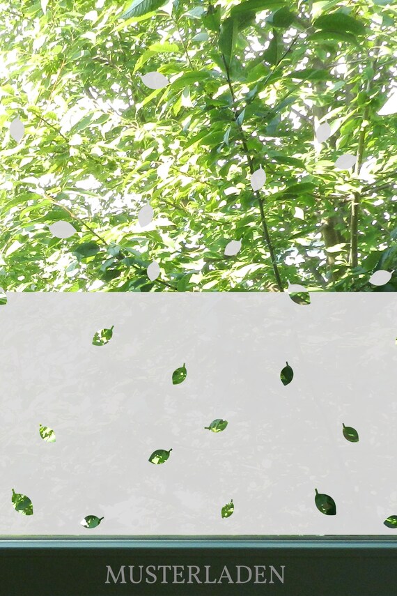Falling Leaves Window Film Privacy Window Decal Window Decor | Etsy