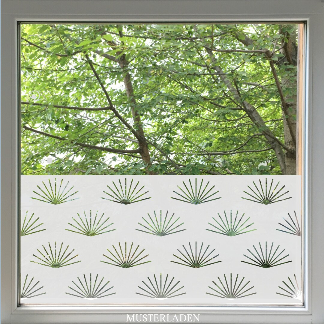 Self-adhesive Window Film With Art Deco Pattern 45.5 Cm 17.9 - Etsy