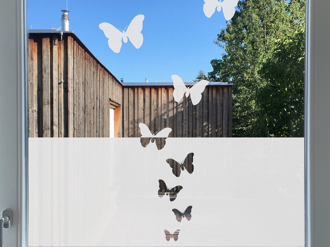Window Privacy Film With Butterflies for Windows and Doors - Etsy