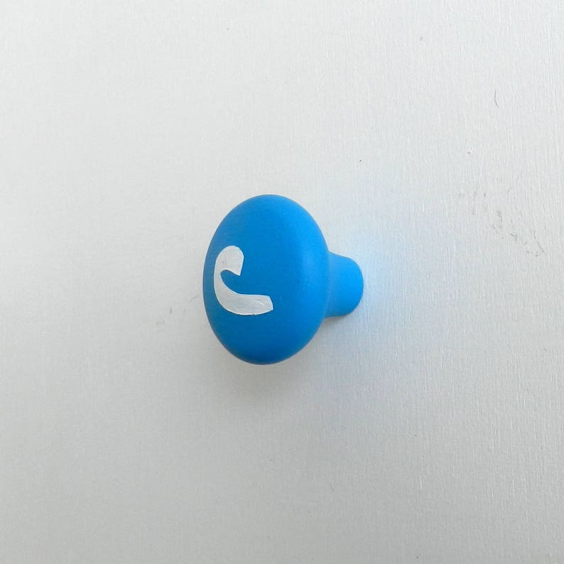 Letter Furniture Knob Colorful Nursery Knob Letter Knob - Etsy