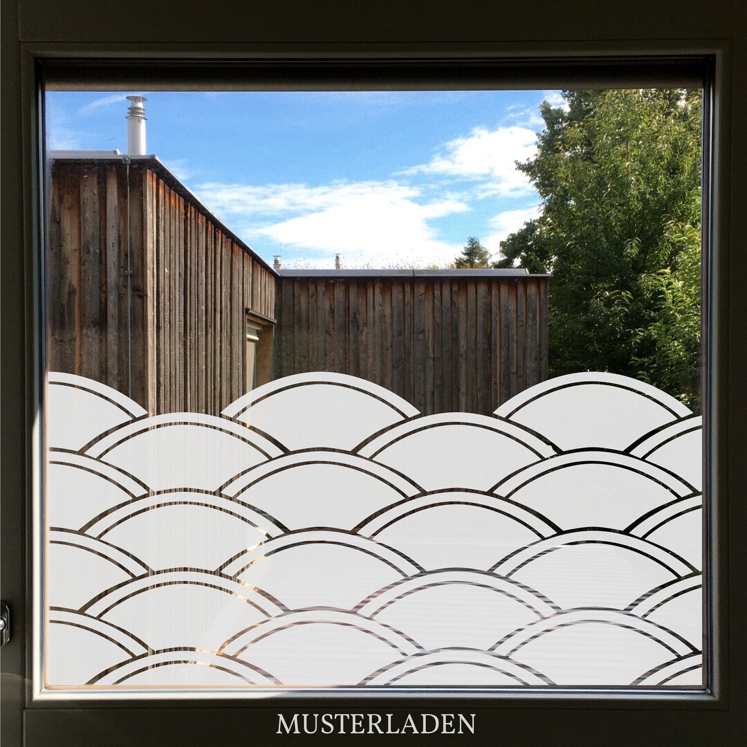 Fish Scale Privacy Window Film for Sidelights Geometric - Etsy