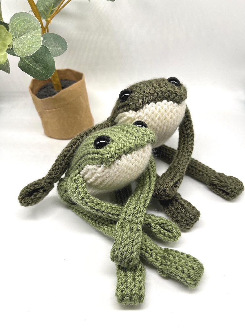 Frog - Knitting Machine Pattern Sentro Addi Express PDF - Etsy